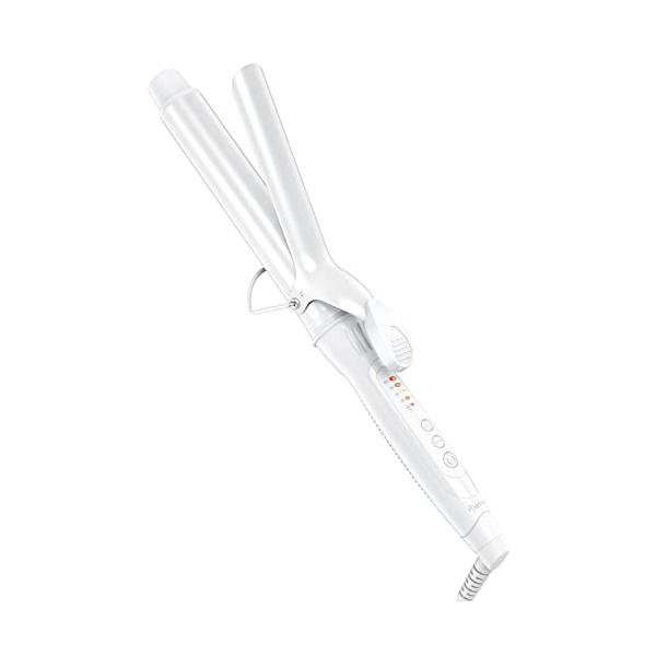 ホワイト/32mm/a919-32-WT・Size:32mmColor:ホワイト・5段階の温度調節最高温度220℃のプロ仕様で、140℃〜220℃まで、20℃ごとに５段階で温度調整がです。髪質やヘアスタイルに応じて切り替えられるのが便利です...