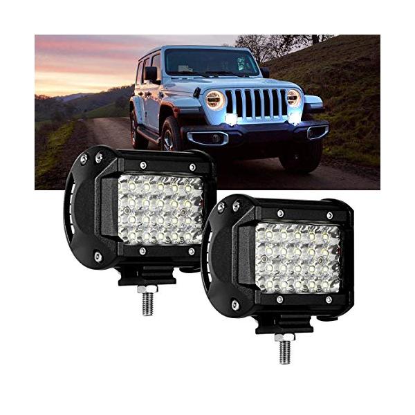 ・ホワイト 24連 ・・Color:ホワイトSize:24連・?商品の説明製品サイズ：11x9.0x6.0CM、消費電力:72W（cree製3w x 24pcs）、色温度：6000ｋ、動作電圧：DC10-30v（12v、24v兼用）・?高輝...