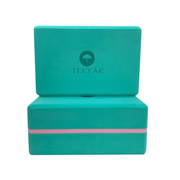 ヨガブロック最高峰 320g 厚さ10cm/Tiffany＋ピンクの線/-/-・Color:最高峰 320g 厚さ10cm/Tiffany＋ピンクの線・★どうして１つのブロックを選びますか★ 私たちは2つを買うことが推薦で、それで、座ってい...