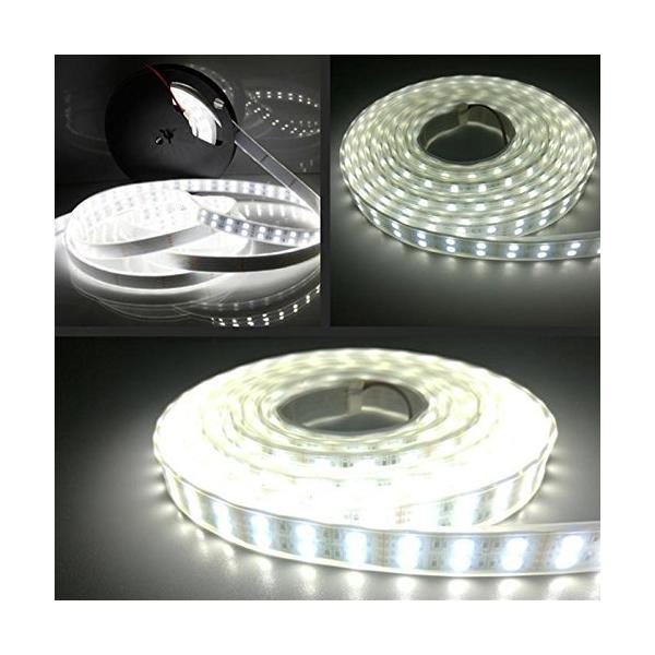 防水ホワイト/-/-・パッケージ個数:1・600個高輝度SMD5050を搭載し、防水防塵シリコンチューブ付LEDテープが登場しました。・SMDは2列式を採用するので、一般的なLEDテープより明るさをUP! 低圧直流24Vで、使用上は非常に安...