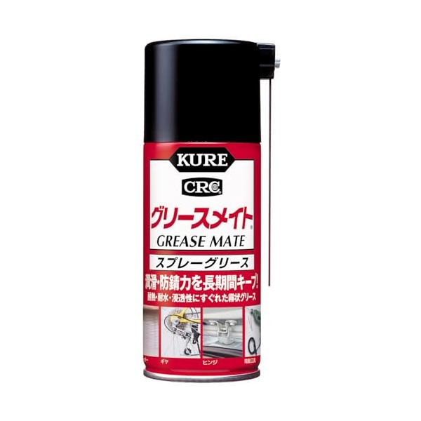 グリースメイト 180ml淡褐色/180ml/1057・Size:180ml・パッケージ個数:1・用途:自動車のドア、トランクルーム、ゲートのロック部、ヒンジ、リンケージ、バッテリーターミナル、ジャッキ、オートバイの可動部などの潤滑・防錆。...