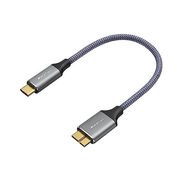 グレー/0.3m/LFYP03G・Size:0.3mColor:グレーNumberOfItems:1・パッケージ個数:1・USB C to Micro B コードこの USBＣ-micro B ケーブルは外付けHD(ハードドライブ)＆SSD...