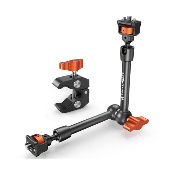 11インチ マジックアーム+スパークラップオレンジ/-/-・360度自由調整な関節式デザイン11インチのマジックアームが自由に角度を調整でき、撮影時の創造性を大幅に向上させます。必要な角度で瞬時に固定できるため、思い通りの構図を簡単に実現で...