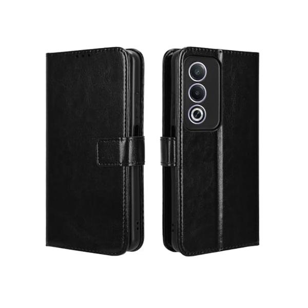 ブラック/For OPPO A3 5G(ブラック)/-・Size:For OPPO A3 5G(ブラック)・対応機種For OPPO A3 5G 用のケース 手帳型 レトロの 財布型 カバー。・スタンド機能＆収納機能横置きスタンド機能が付い...