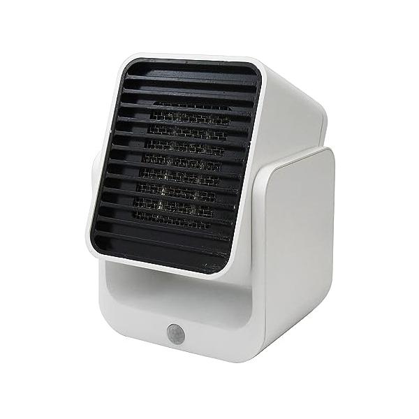 3)人感センサー搭載ホワイト/-/SC-CH33WT・Color:ホワイト・パッケージ個数:1・コンパクト置き場所に困らないコンパクトなセラミックヒーター。卓上やデスク下の足元、脱衣所・トイレの補助暖房など、限られたスペースでも役立ちます。...