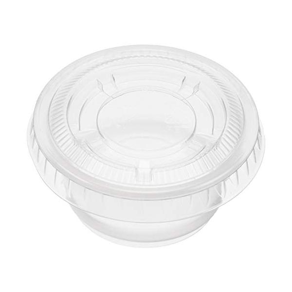 3/4オンス(約20ml)125個入クリア/3/4オンス(約20ml) 125個入/1584・Style:3/4オンス(約20ml)125個入・パッケージ個数:1・弁当やテイクアウト用のマヨネーズ・ドレッシング容器に最適 １食分のドレッシン...