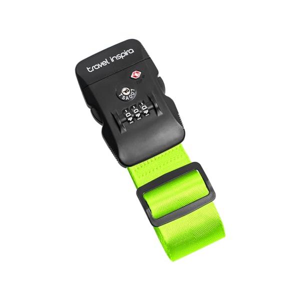 グリーン/I字型/-・Size:I字型Color:グリーン・「TSA認証ロック」：TSA職員が手荷物をチェックする際、ロックを壊すことなく中身を確認できるので安心。旅行のセキュリティを強化します。・「長さ調節」：小さなキャリーバッグから大き...