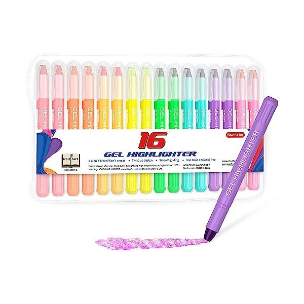蛍光16本/1 Count (Pack of 16)/-・Color:16本・パッケージ個数:1・8色蛍光ペンセット16本固形蛍光マーカーペンセットです。重要な箇所を色分けしてマーキングするには十分な8色です。色ごとに2本があるため、お気に...