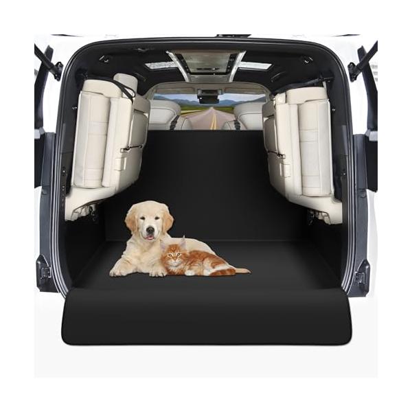 ブラック/ラゲッジマット 汎用/-・Size:ラゲッジマット 汎用Color:ブラック・1.車種汎用:サイズは220×135cmで、左右に30cmずつ縦幅をプラス設計。これにより、愛車を傷からしっかりと保護します。軽自動車から大型ミニバンま...