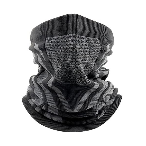 カジュアル#01.ブラック/Free Size/A091001・Color:#01.ブラック・防寒・保温性おしゃれで暖かいなネックウォーマーです。素材は非常に柔らかく、強い弾性を持ち、顔と首をよく覆うことができます。肌に優しく通気性のある素...