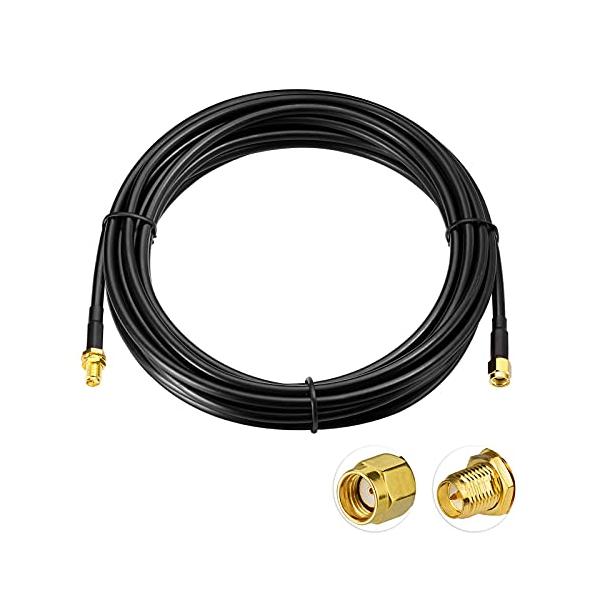 -/5 M/-・Size:5 M・パッケージ個数:1・[商品仕様]:インピーダンス:50Ω|電線径：約4.95mm｜ケーブル長さ：5m｜ RPSMAメス - RPSMAオス・[商品説明]低損失、低減衰のKSR195を使用したケーブル。 RG...