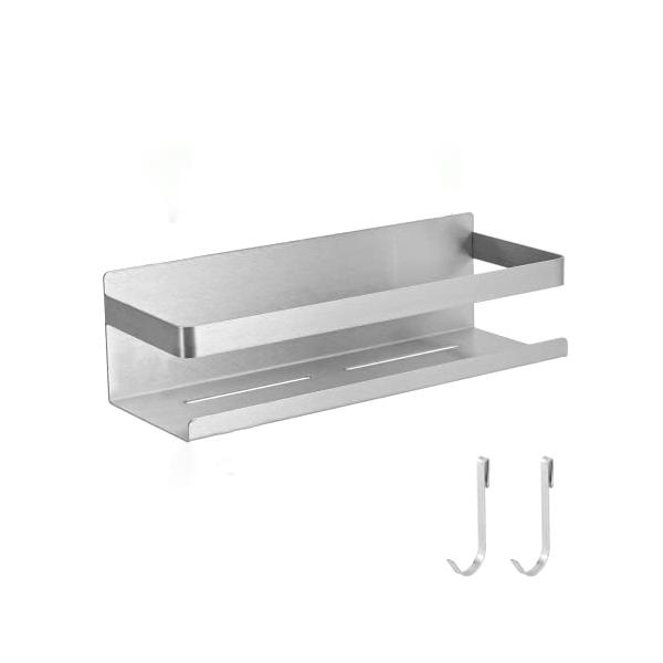 おしゃれ銀/30CM-マグネット/-・Color:銀Size:30CM-マグネット・一体化の設計で実用的長持ち。本製品は一体化の設計を採用し、304ステンレス材で製造されて実用的長持ちです。寸法：30*11*9cm 材質:ステンレス 重量：...