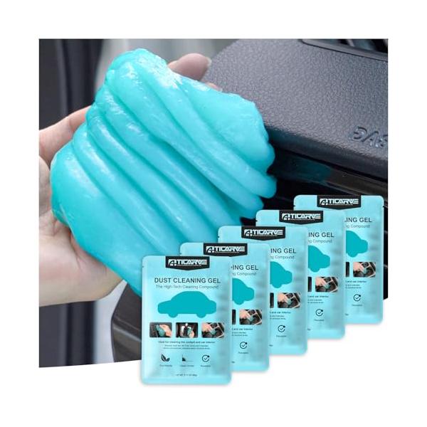 ブルー/90g×5袋/-・Size:90g×5袋・パッケージ個数:1・掃除用スライム掃除用のスライムクリーナーは、車の隅々までクリーニングするのに最適です。車の細かい隙間に入り込んで、ホコリや汚れ、パンくず、ペットの毛などをしっかり取り除き...