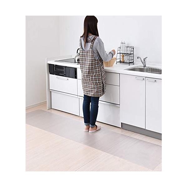 床保護マット-/240*60cm/-・Size:240*60cm・パッケージ個数:1・お手入れが簡単PVCキッチンマットPVC製なので、耐水性に優れて、飲み物がこぼれても拭き取ることができ、お手入れもカンタン！帯電防止機能も付き、埃がつきに...