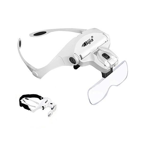 ホワイト/-/-・パッケージ個数:1・??5種類レンズ付き軽量のアクリル製レンズを採用し、作業用途に応じて倍率の変更が。拡大倍率は1.0倍1.5倍2.0倍2.5倍3.5倍5種類が使用、精密機器の組み立て、手芸などにもご使用頂けます。・??角...