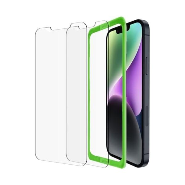 強化ガラス(2枚セット)クリア/iPhone 16e / 14 / 13 / 13 Pro用/OVA123zz・Size:iPhone 16e / 14 / 13 / 13 Pro用Style:強化ガラス(2枚セット)・パッケージ個数:2・...
