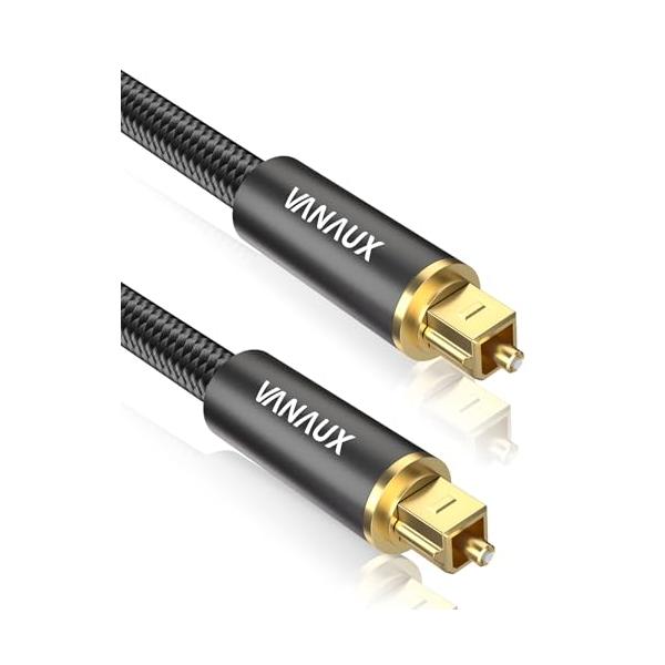 ブラック/0.5m/-・Color:ブラックSize:0.5m・??卓越した音質：VANAUX光デジタルケーブルは、耐摩耗性、耐熱性に優れた24K耐腐食金メッキコネクタを採用し、デジタルオーディオ信号の安定した伝送と信号劣化の防止を実現。 ...