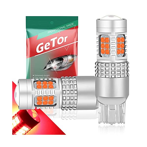 ・レッド T20ダブル球7443 ・・Size:T20ダブル球7443Color:レッド・? 標準型番対応：このt20 led ダブル球 は純正T20サイズ箇所で利用した30LEDが持っています、爆光が大幅に向上しました。ウインカー、コーナ...