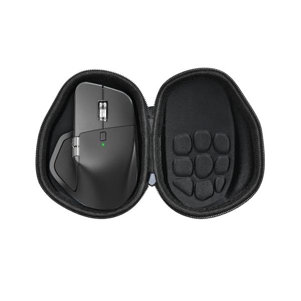 モダンBurakku/-/Mxmaster・Color:Burakku・高品質なEVAハードシェルケースは、耐衝撃、防塵、防水機能を備え、Logitech Logicool MX Master 4またはMX Master 3ワイヤレスマウス...
