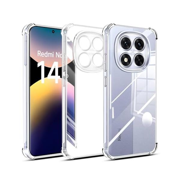 Redmi Note 14 Pro 5G ケース/Redmi Note 14 Pro 5G ケース/Redmi Note 14 Pro 5G ケース・Model:Redmi Note 14 Pro 5G ケース・360°フルガード 軍用グレ...