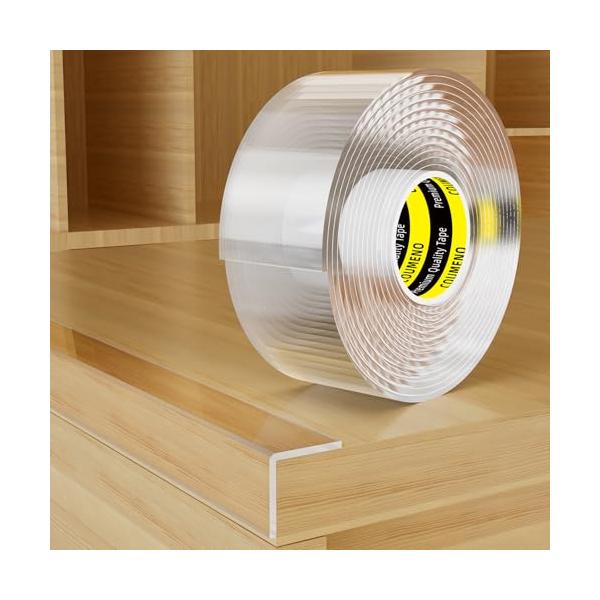 -/30mmX4m/-・Size:30mmX4m・多機能プロテクション：家具の角、壁、ドアフレームなどに最適で、衝突による怪我を効果的に防止。・透明で美しいデザイン：高透明素材で家具に馴染み、インテリアを損ないません。・高粘着で耐久性：強力...