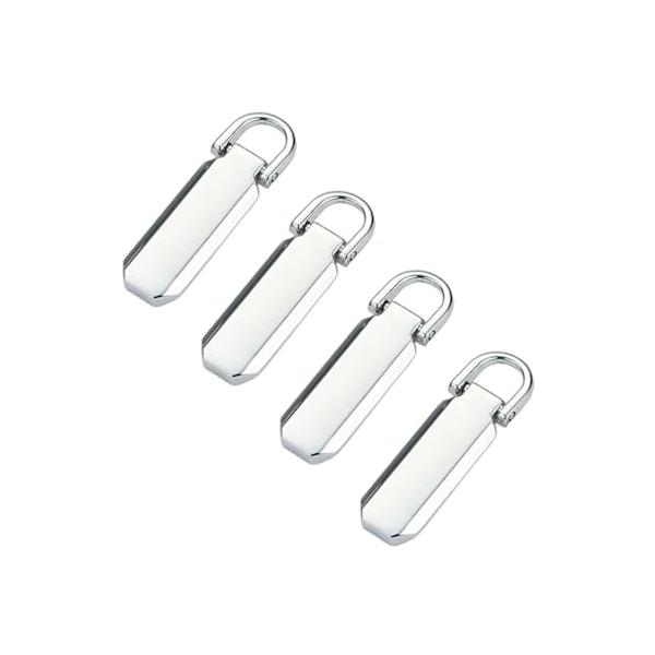 シルバー-5#/-/-・Color:シルバー-5#・パッケージ個数:1・ご注意を：本製品に対応するファスナー穴の幅は3mmより大きい必要がありますので、ご購入前にご確認してください。・セット内容：4枚ファスナー引き手・亜鉛合金で製造、良好な...