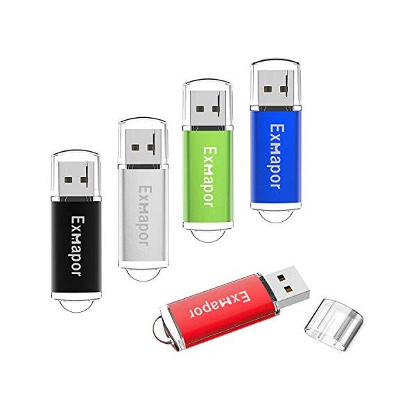 赤、黒、銀、緑、青/1GB-5個セット/LCB100-1GB・Size:1GB-5個セットColor:赤、黒、銀、緑、青・パッケージ個数:1・スーパー便利なパック：5 X 1GB USBメモリ が含まれる。色が5種類あって、定番の色の組み合...