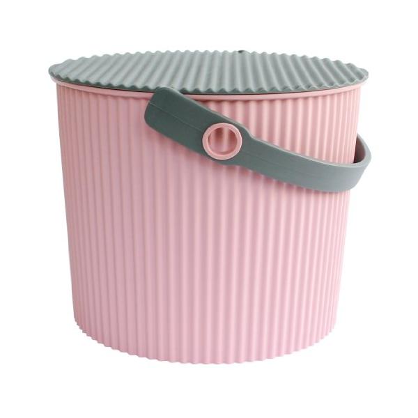 Sサイズ8L・ローズピンク Sサイズ8L 228264・・Color:ローズピンクStyle:Sサイズ8L・サイズ:W271×D254×H211mm・本体重量:約730g・材質:本体・フタ・ハンドル/ポリプロピレン、リング/ポリエチレン・原...