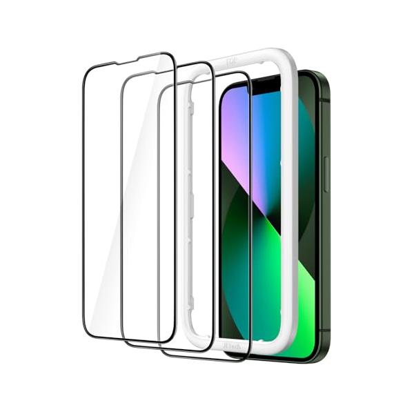 クリア/iPhone 13 mini/117C-・Size:iPhone 13 mini・[全面保護] iPhone 13 mini(5.4インチ)に適合します。画面の端から端まで最大限にカバーし、正確なスピーカーカットアウトで設計されてい...