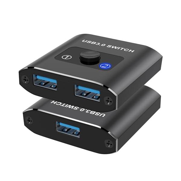 本体ブラック/-/usb 3.0 切替器-01・Style:本体・USB 切替器 双方向切り替えこのUSB3.0切替器は、2台のパソコンで1台のUSB機器を共有し、2台のUSB機器で1台のパソコンを共有することができます。また、プリンターや...