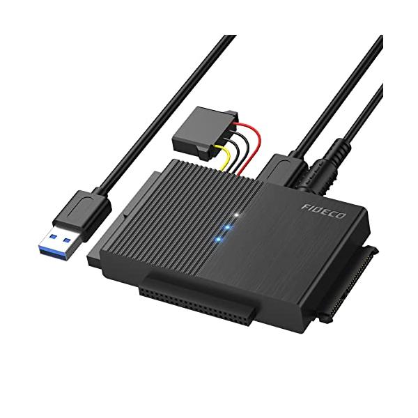 ブラック/319 SATA変換/PL319・パッケージ個数:1・幅広い互換性2021最新のFIDECO変換アダプターは2.5/3.5インチIDEおよびSATA HDD/SSDに対応しています。ディスク類を沢山所持している方に結構おすすめして...