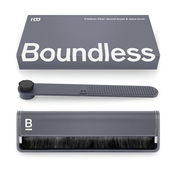 グレー/2pc Brush Kit/BA-RCK02・Size:2pc Brush Kit・パッケージ個数:1・ポップ音やクリック音、ヒス音のないクリアな音楽体験本製品は、アナログレコードやレコード針に生じる静電気や汚れを効果的に取り除く静...