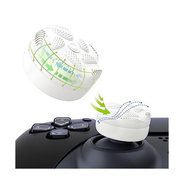 白/Raindrop Texture Design/-・Color:白・性：ps5に適合、ps4と互換性あり、Xbox シリーズ X/S&amp;Xbox One&amp;Xbox One S/X&amp;Xbox Elite Series...