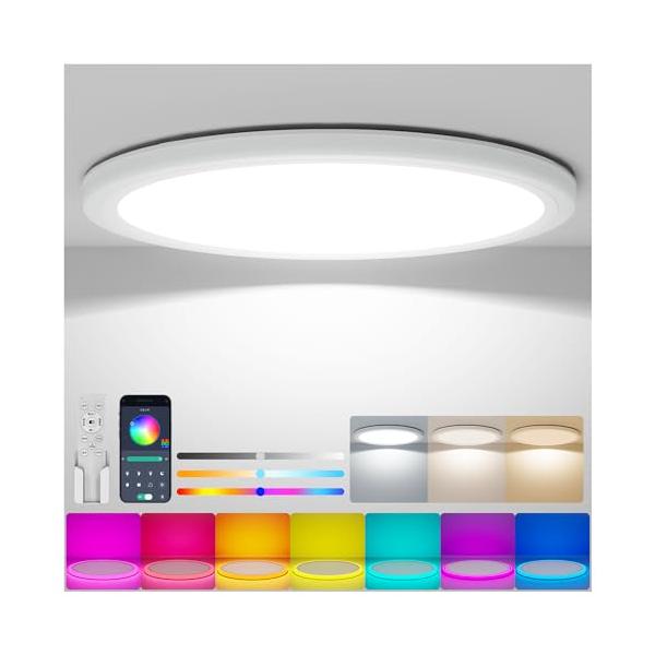 i.間接光RGB 10畳/10畳/HZX-XD-002・Color:i.間接光RGB 10畳Size:10畳・??空間に色彩を加える ○ この照明は、1600万色以上のRGBライトを搭載しており、好みに応じた色を自由にできます。どの色も鮮や...