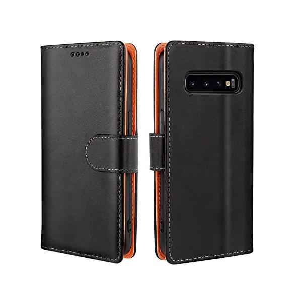 手帳型ブラック/Galaxy S10/Galaxy S10・Size:Galaxy S10Color:ブラック・★適用型番：Galaxy S10 (6.1インチ) シンプルながらユニークなデザインでレジャーはもちろん、ビジネスにも適していま...