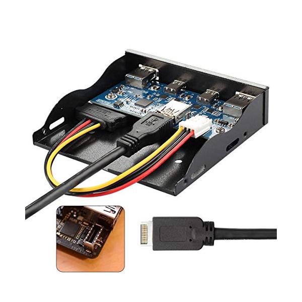 USB 3.1 to USB-C &amp; USB 3.0 HUBUSB3.1ヘッダーからType-Cハブ。/-/UC-126・Style:USB 3.1 to USB-C &amp; USB 3.0 HUB・パッケージ個数:1・GL35...
