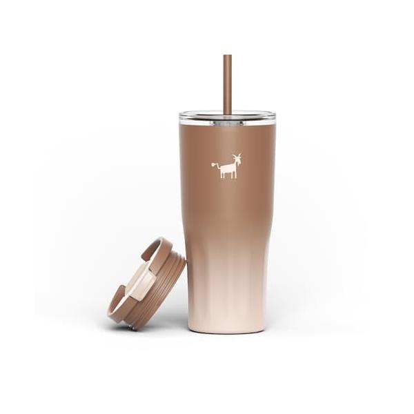 ?代ラテグラデーション/-/CFG-Coffee Mug No Handle-21oz・Color:ラテグラデーション・高級セラミック内壁層 ― 純粋な味わい、妥協なし: 従来のステンレス製マグとは異なり、Cheerful Goat カップ...