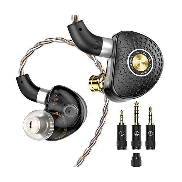 ブラック/-/TRN TA3・TRNは2017年に設立されたイヤホンブランドで、現在世界28カ国で事業を展開しています。TRN会社は「高品質のイヤホン製品を最も手頃な価格で提供する」ことをミッションとしています。 市場で認可されているため、...