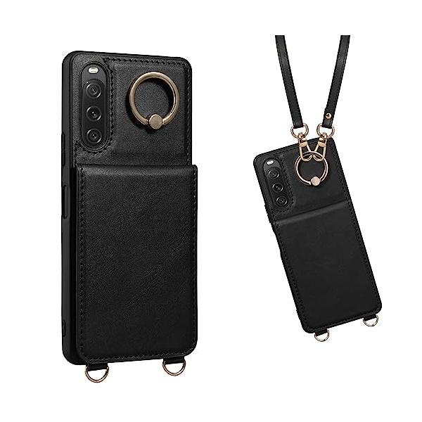 手帳型ブラック/Xperia 10 V・SOG11・SO-52D/-・Size:Xperia 10 V・SOG11・SO-52DColor:ブラック・対応機種Sony Xperia 10 V・au SOG11・docomo SO-52D 用...