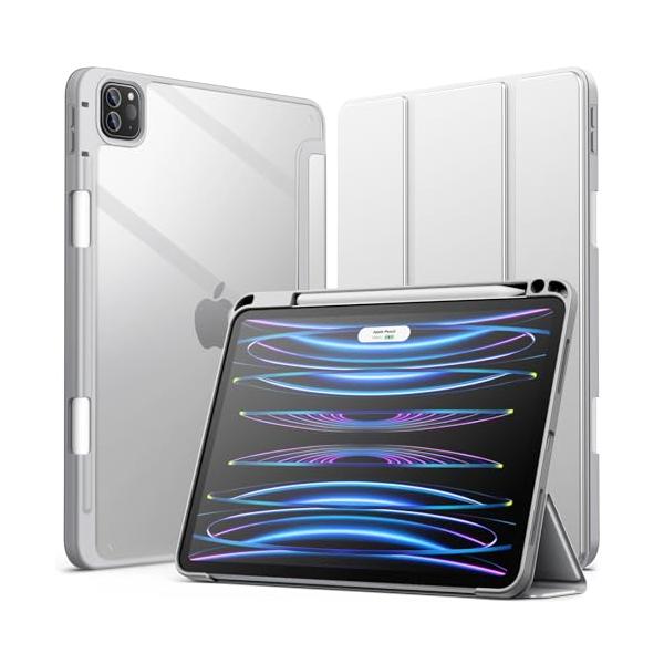 シルバー/-/3112T・Color:シルバー・[互換性] 注：iPad Pro 11インチ M4 (2024)には対応できません。iPad Pro 11インチ ケース(2022/2021/2020/2018モデル) 保護ケース 用の特別デ...