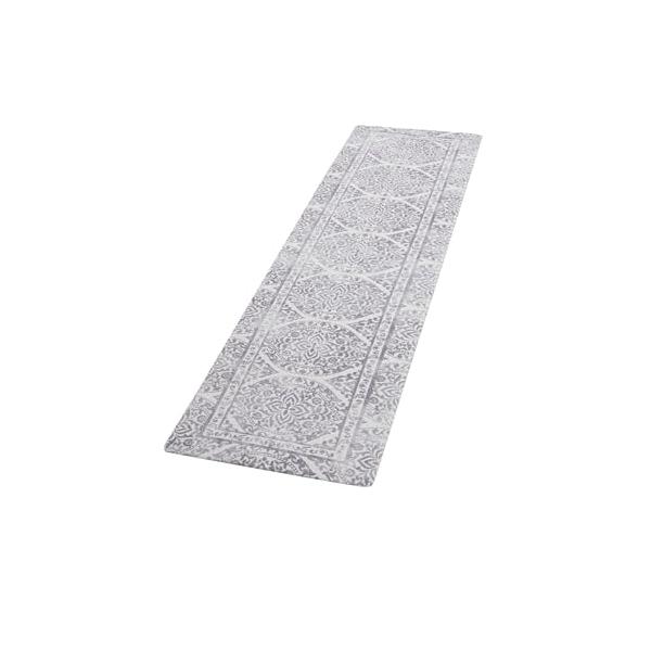 モダンキリム グレー/約45cm*180cm/-・Size:約45cm*180cmColor:キリム グレー・??厚いPVC 足が疲れにく設計、もちもちの踏み心地でクッション性が高く台所マットです。長時間の立ち仕事も疲れにくい。このマットは...