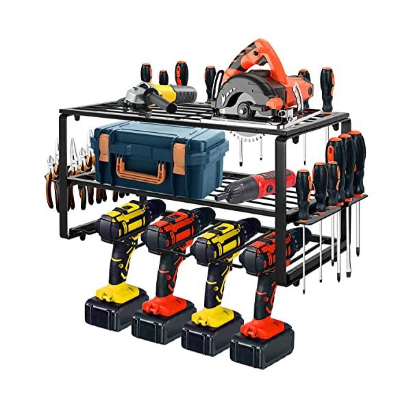 機能-/S 長さ40CM幅20CM高さ20CM/V281-Drill stand・Size:S 長さ40CM幅20CM高さ20CM・??電気工具やハンドツールのディスプレイや設置にウォールスペースをフル活用します。 フローティング パーティ...