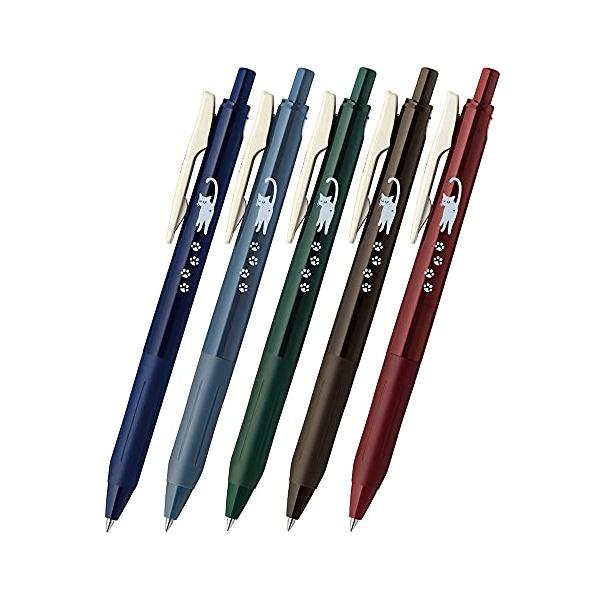 ・Aセット  JJ15-5C-VI-CATA・・Color:Aセット・SARASA CLIP ビンテージカラーちょっとシックなビンテージカラー・特長さらさら書き味+深みのある色味。キャップレスでもペン先が乾きにくい。・インク水性顔料・耐水性...