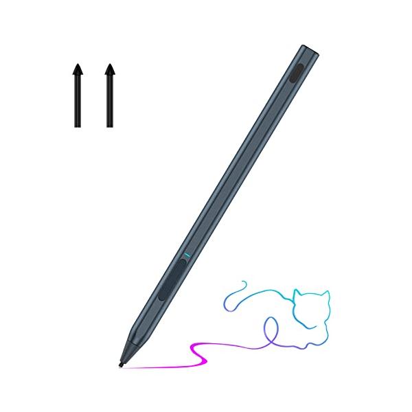 ブルー/-/Mic-pen・Color:ブルー・イラストを描くには最適 ペン先が1.72mmレベルの極細で作られ、接地範囲を狭くする事で誤タッチなどが極力無くなります。 筆圧4 096段階と傾き検知でタッチしているペンにかかっている指の負荷...