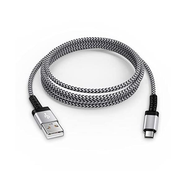 ホワイト/1.8メートル/-・Color:ホワイト・USB A?Micro(B)ケーブルUSBインタフェースを持つパソコンと充電器などに、マイクロ端子の機器を接続し、2.4A充電とUSB2.0データ転送を実現するmicro usbケーブルで...