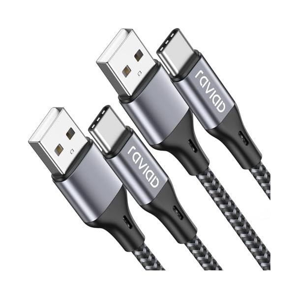 グレー/2M/R0313・Size:2MColor:グレー・パッケージ個数:1・急速充電＆同期USB C ケーブルは時間を節約し、最大5V / 3Aの最大充電速度をするように設計されています。最大480Mbpsのデータ転送速度です。注意:当...