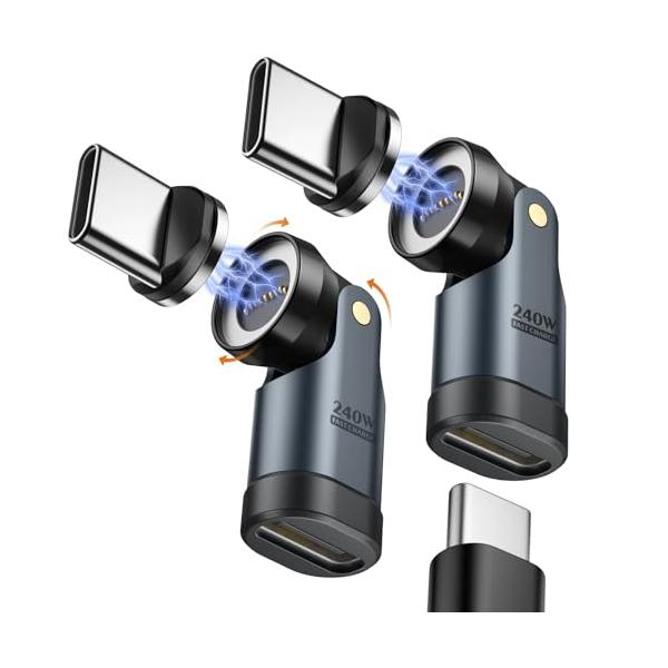 グレー/-/-・Color:グレー・ご注意(1)OTG機能および音声・映像の出力には対応しておりません。　(2) USBハブやHDMI、外部機器（イヤホン、マウスなど）経由でのご利用はできません。　(3)最大240W出力に対応していますが、...