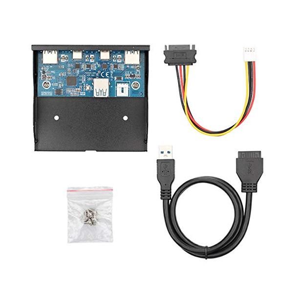 ・for 3.5 Floppy Bay+Type-C  UC-119-CY・内蔵GL 3520チップセット・USB基本仕様に適合3.0・USB 3.0インタフェースと3.5インチPCフロントパネルベイ・USB 3.0超高速（5 Gbps）、...