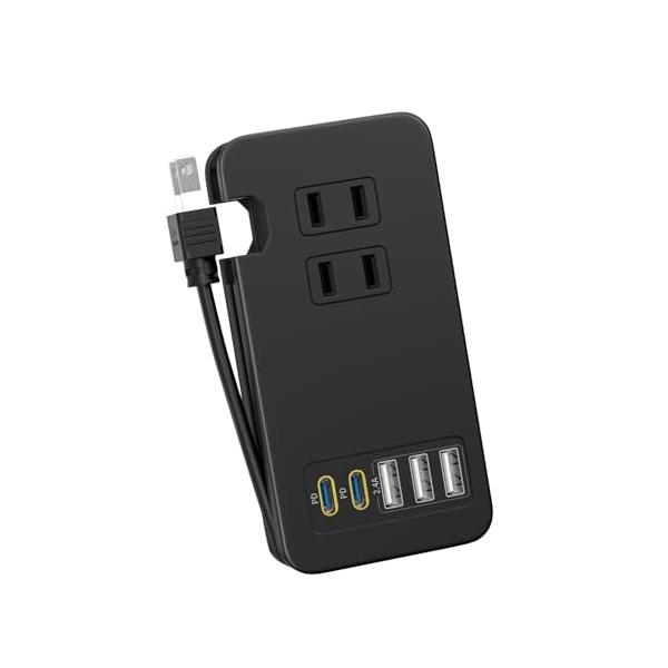 2つUSB-Cポート＋3つ USB-Aポート・電源タップ本体-/-/TC238-CUJ-JP・Style:2つUSB-Cポート＋3つ USB-Aポート・電源タップ本体・業界革新!１台多役な電源タップ｜20W×2 USB-C＋12W USB-...