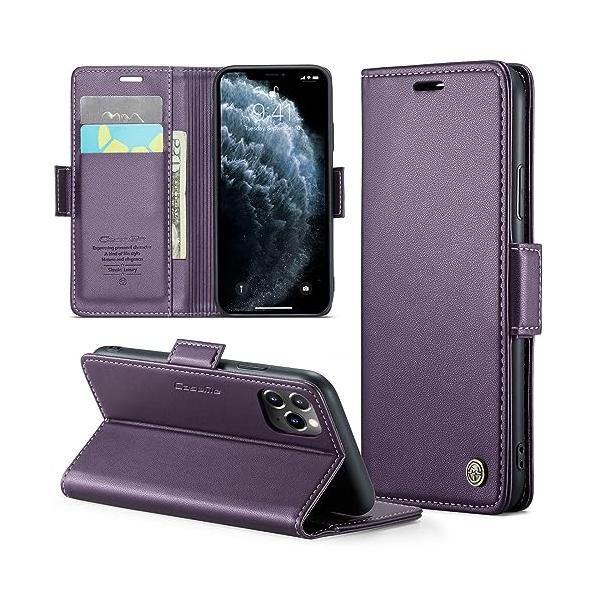 軽量パープル/Iphone 11pro/iPhone 11Pro・Size:Iphone 11proColor:パープル・対応機種iPhone 11Pro（5.8″）専用手帳型ケース、手触りが良く、使い心地が快適で、長持ちする材料です。・カ...
